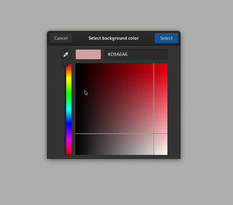 Color picker UI becomes unresponsive if you drag the mouse outside of the color picker window ...