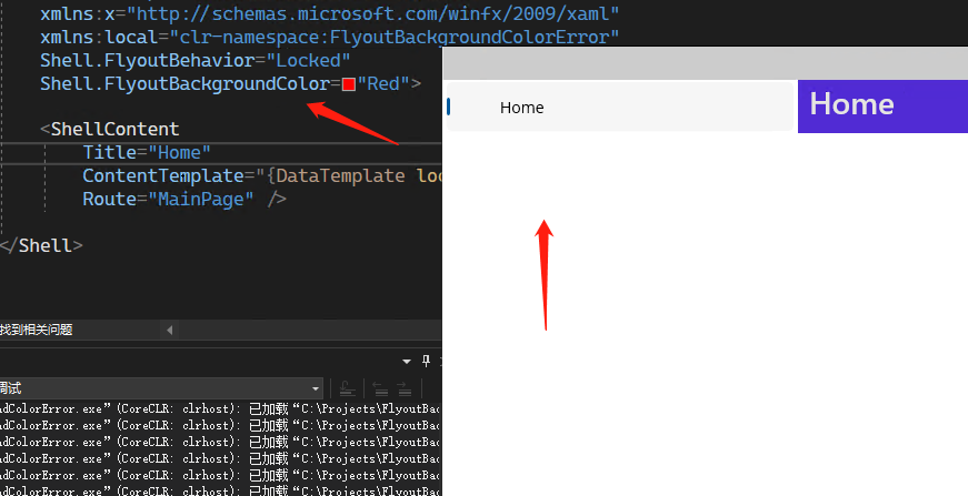 FlyoutBackgroundColor not working when FlyoutBehavior is locked. · Issue #7321 · dotnet/maui ...