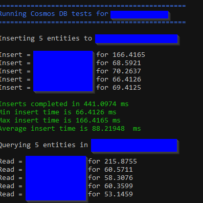 First insert/ read takes a much longer time · Issue #3355 · Azure/azure-cosmos-dotnet-v3 · GitHub