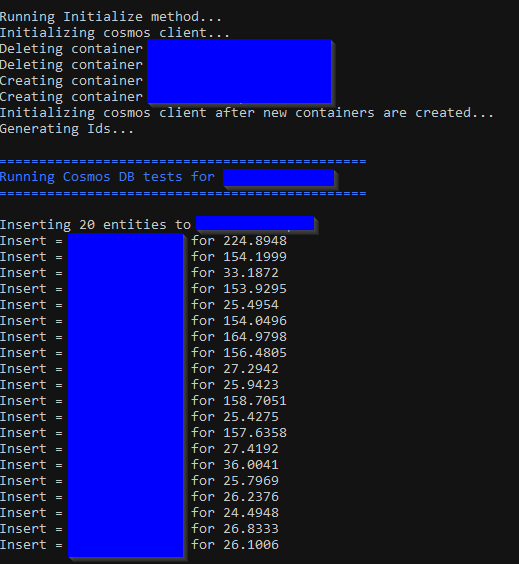 First insert/ read takes a much longer time · Issue #3355 · Azure/azure-cosmos-dotnet-v3 · GitHub