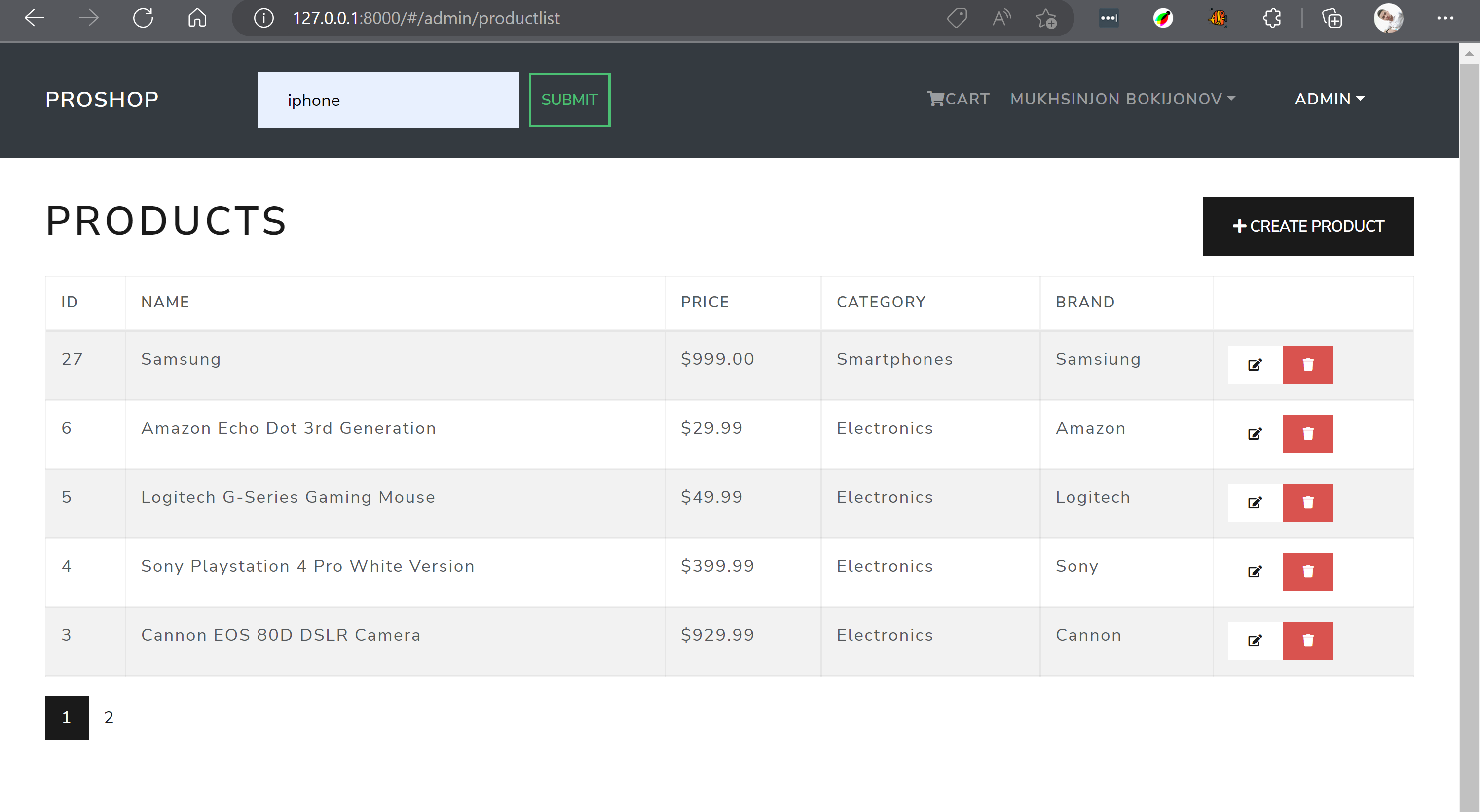 GitHub - BokijonovM/proshop_django
