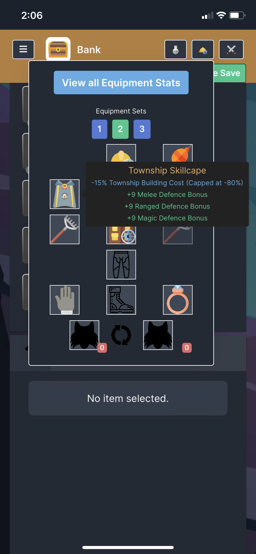[Bug]: Township skillcape does not work with quick-equip menu · Issue #3018 · MelvorIdle ...
