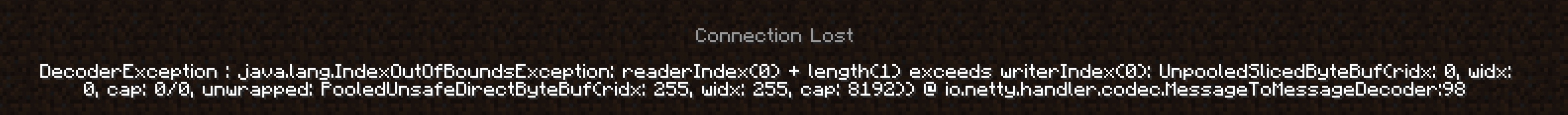 IndexOutOfBoundsExeption on join · Issue #1080 · dmulloy2/ProtocolLib · GitHub