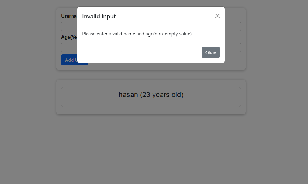 GitHub - Hasanbakis/react-add-user-with-error-modal