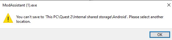 Doesn't read · Issue #318 · bsmg/ModAssistant · GitHub