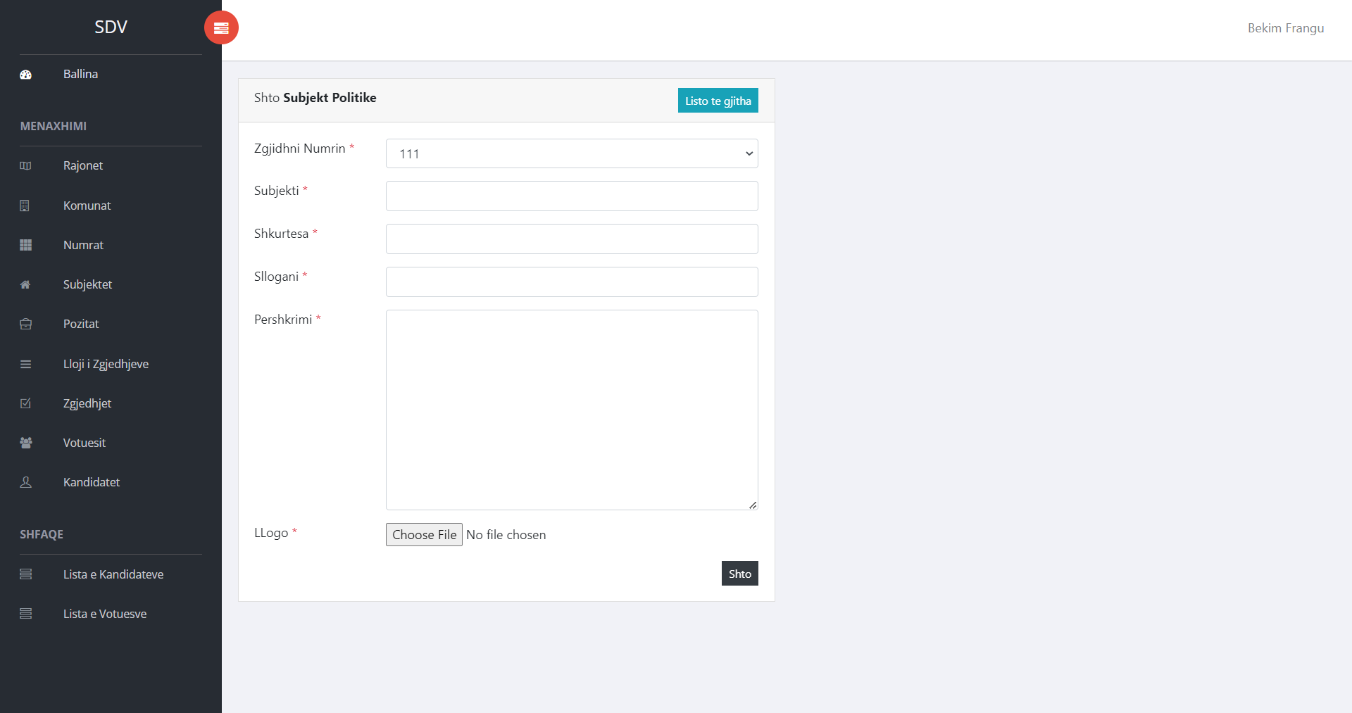 GitHub - bekimfrangu/digital-voting-system: DVS is a digital voting system