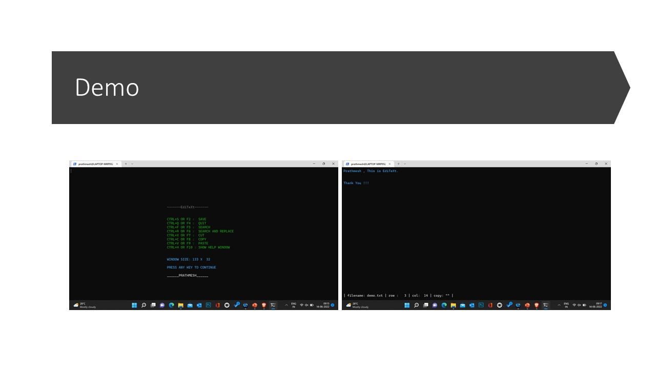 Github Prathmesh Garule Editex Command Line Editor