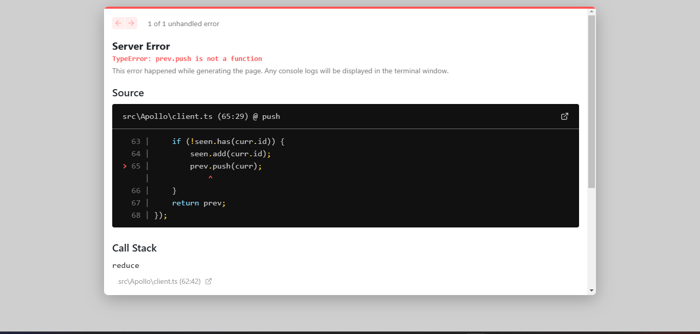Data duplication problem when I use @apollo/client with nextjs on route change? · vercel next.js ...