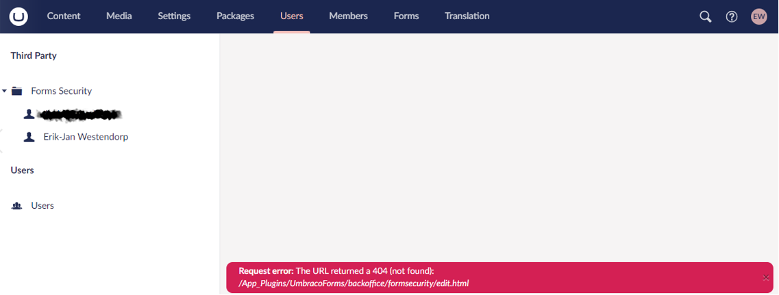 Form security view not found on case sensitive filesystems · Issue #725 · umbraco/Umbraco.Forms ...