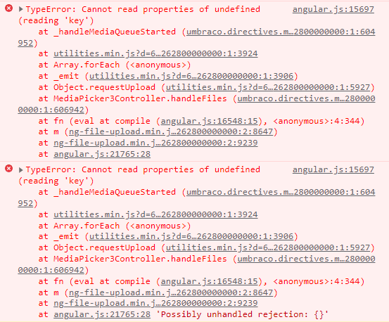 Drag And Drop Media Picker Doesnt Work In Block Grid Editor · Issue