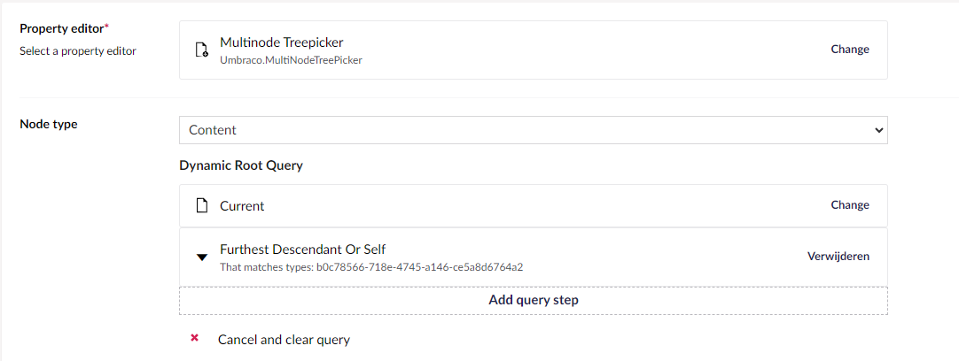 V13 RC: Dynamic Root FurthestDescendantOrSelf throws exception · Issue #15112 · umbraco/Umbraco ...