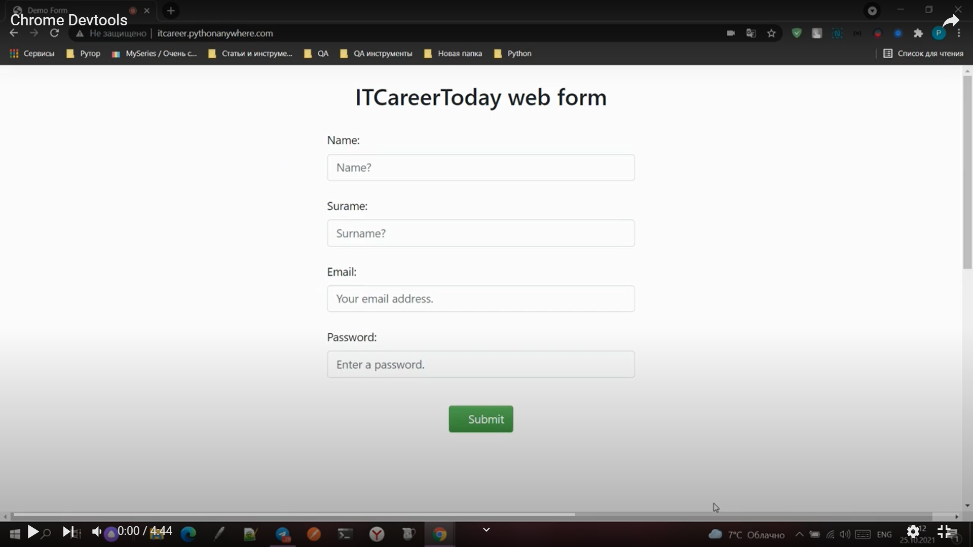 GitHub - MeryemUseinova/Chrome_Devtools