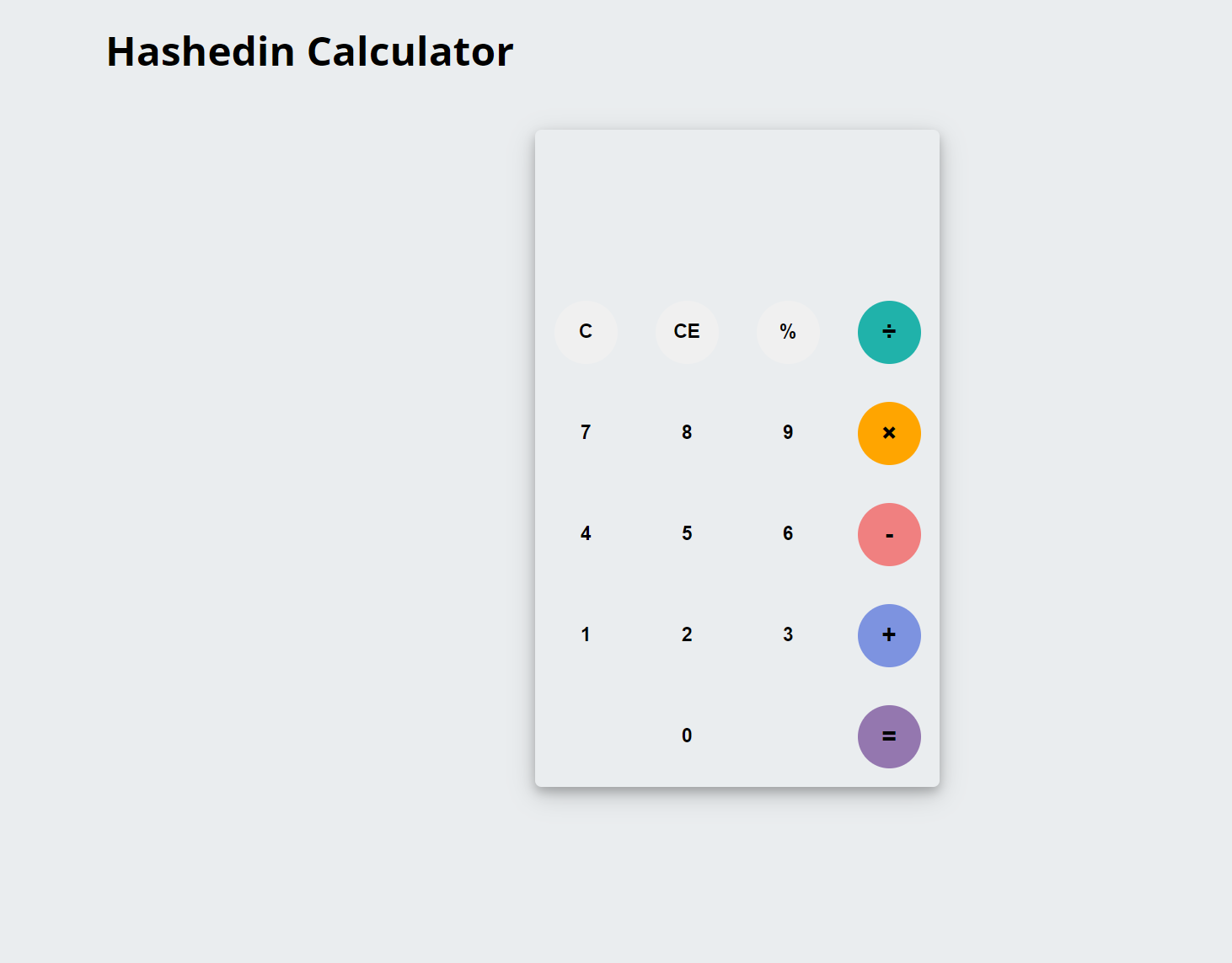 GitHub - arunkusharma/hashedin-Calculator