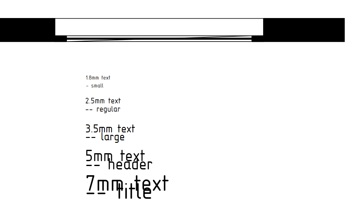 BlenderBim - text size spacing only works well with 'regular' size text ...