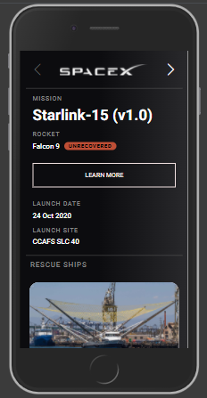 GitHub - pasterakcode/spaceX: The application allows you to view the ...