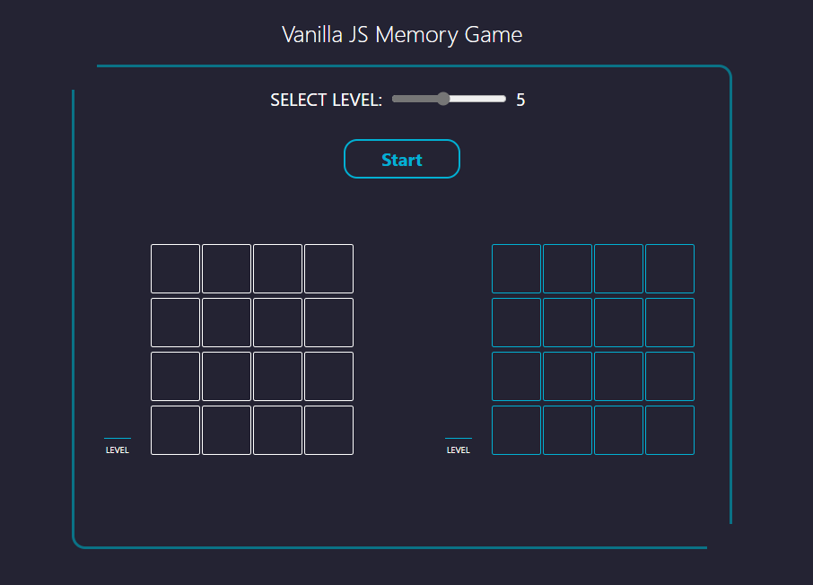 GitHub - pasterakcode/VanillaMemoryGame: Memory Game in Vanilla JS