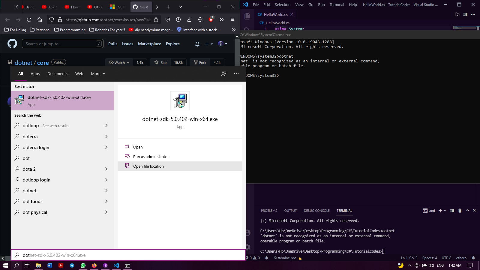 A Little Issue Pls Kindly Help · Issue 6810 · Dotnetcore · Github