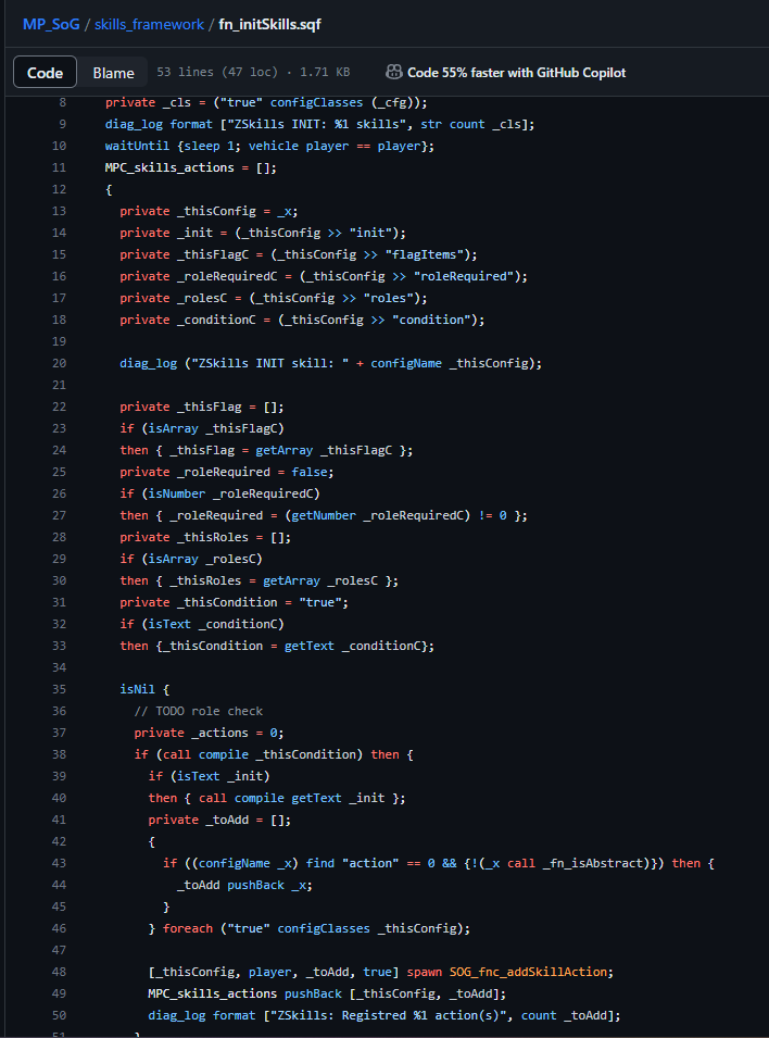 SQF (Arma3, DayZ...) code support · Issue #27134 · go-gitea/gitea · GitHub