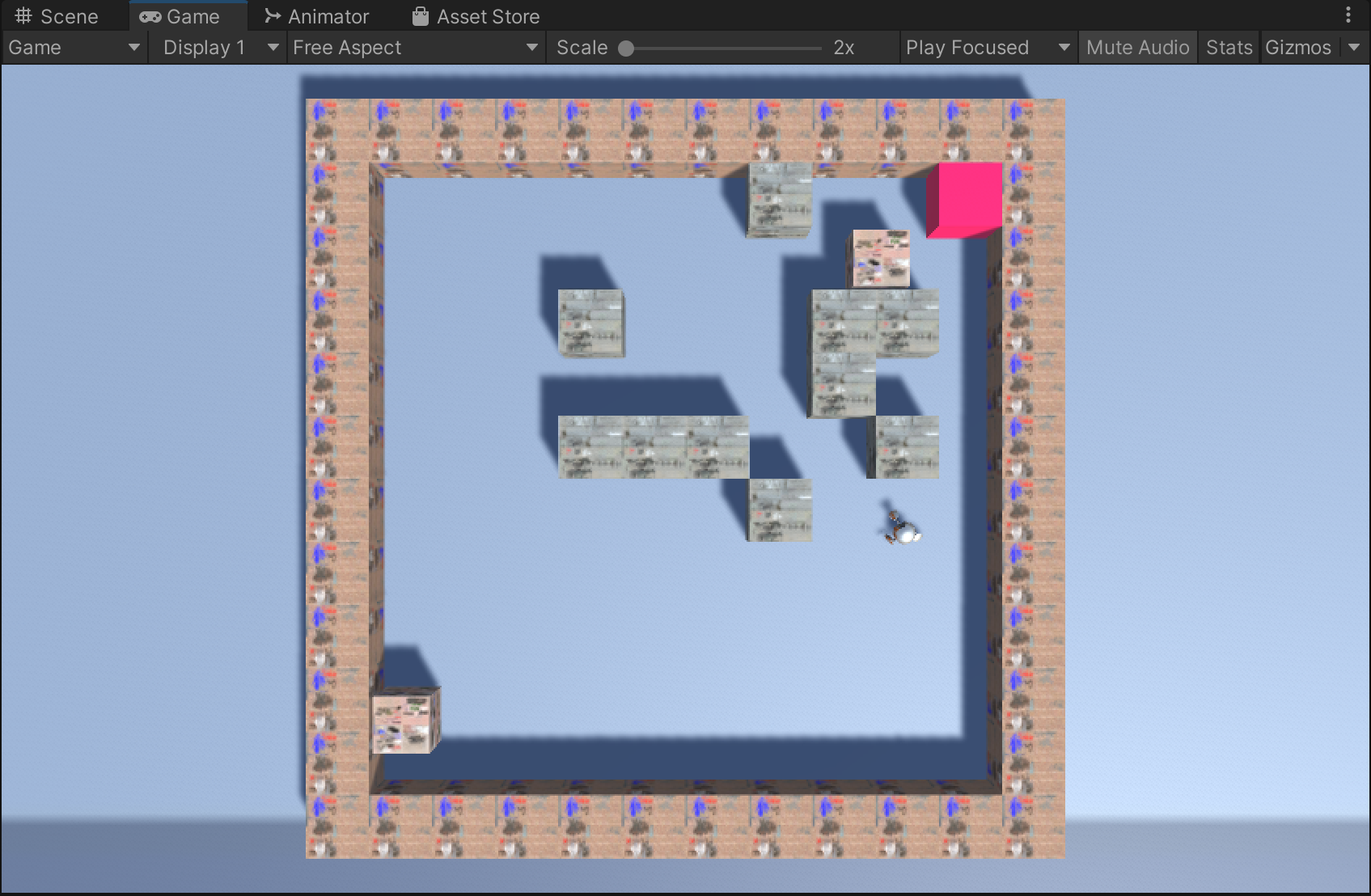 GitHub - ouguangye/Pathfinding-robot-game: 基于unity开发的智能机器人寻路项目