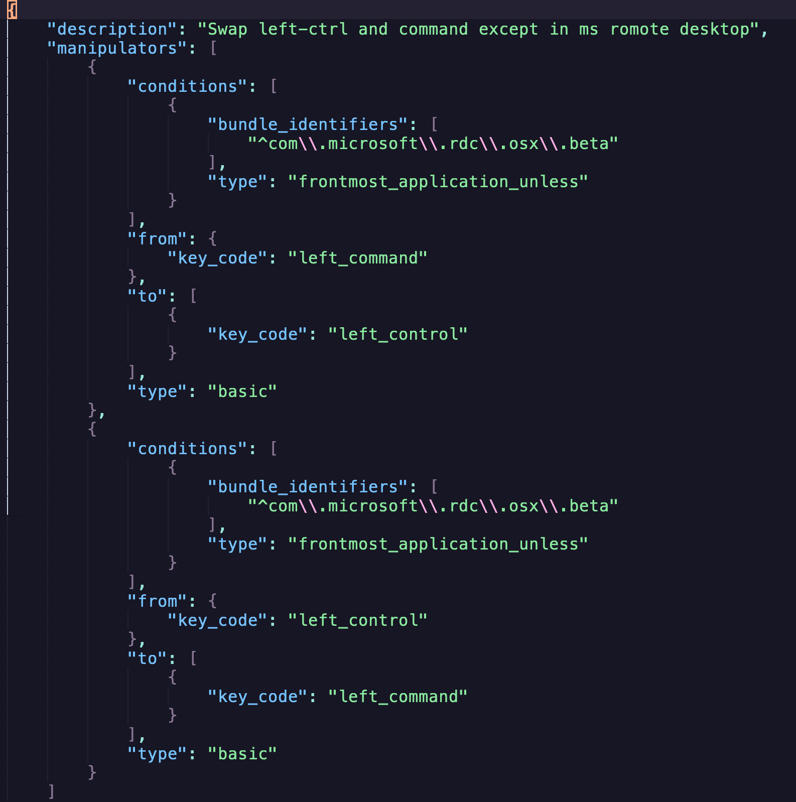 swap cmd and cntl, cause relevant system shortcuts to be invalid ...