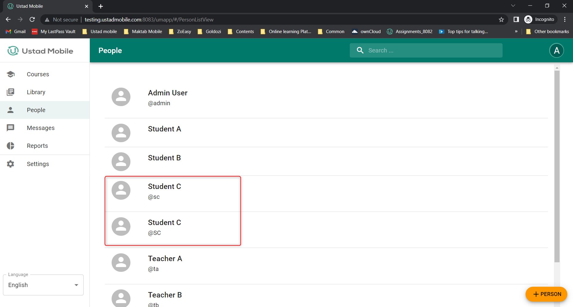 Primary-Authpersonedit || Build 3 || Username is case sensitive and users able to create same ...