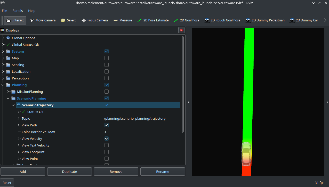 How to visualize route in rviz2 using trajectory information ...