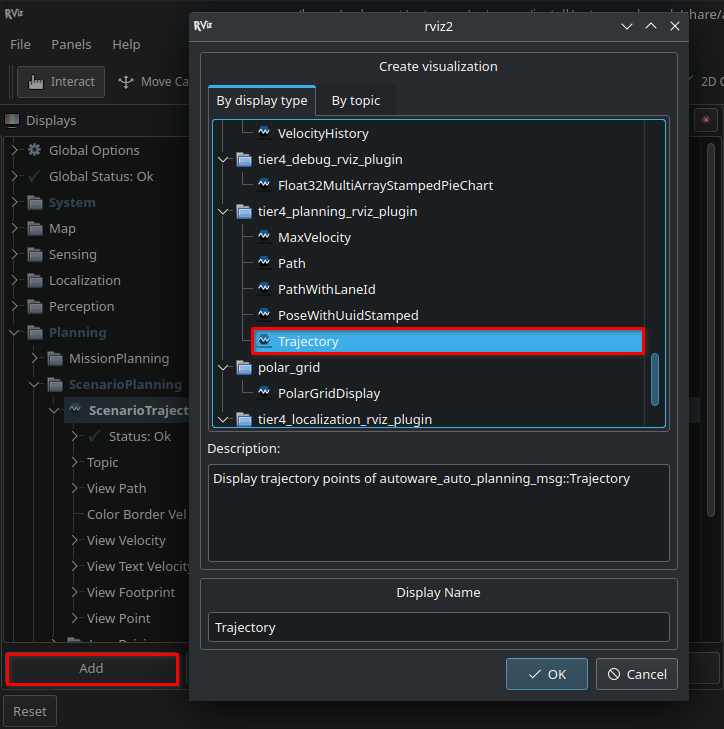 How to visualize route in rviz2 using trajectory information ...