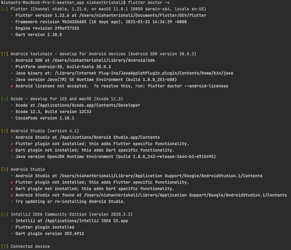 Flutter Doctor: Android Studio 4.1 : App Build Issues · Issue #75116 ...