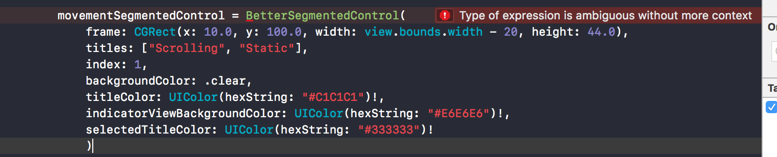 ERROR: Type of expression is ambiguous without more context · Issue #67 · gmarm ...