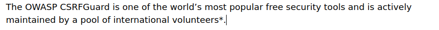 unecessary character ' * ' in the index.md · Issue #26 · OWASP/www ...