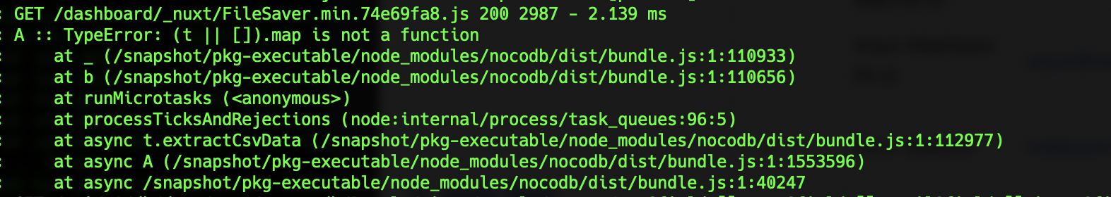 🐛 Bug: Export table to CSV not working in 0.100.2 · Issue #4659 · nocodb/nocodb · GitHub