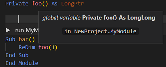 Array infotip is resolving LongPtr · Issue #1607 · twinbasic/twinbasic · GitHub