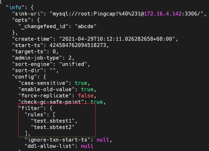 Update filter table don't works in some of capture · Issue #1723 · pingcap/tiflow · GitHub