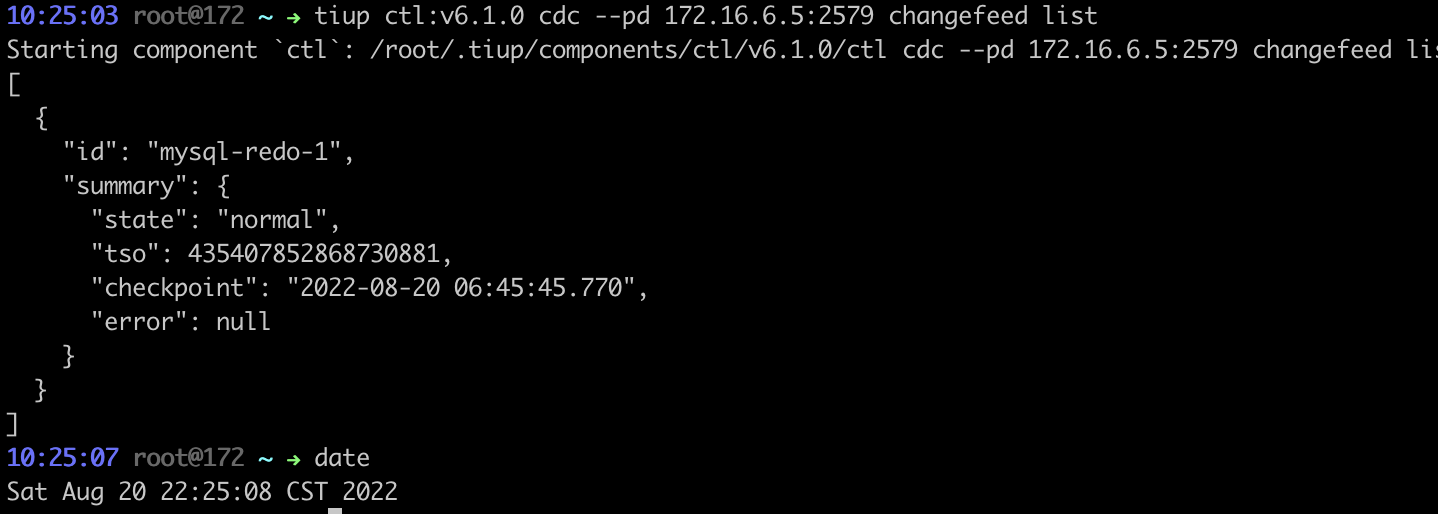 redo log changefeed stuck after enable sync-point · Issue #6827 · pingcap/tiflow · GitHub