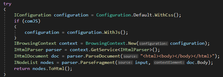 AngleSharp moving form closing tag to the same line it opens · Issue #998 · AngleSharp ...