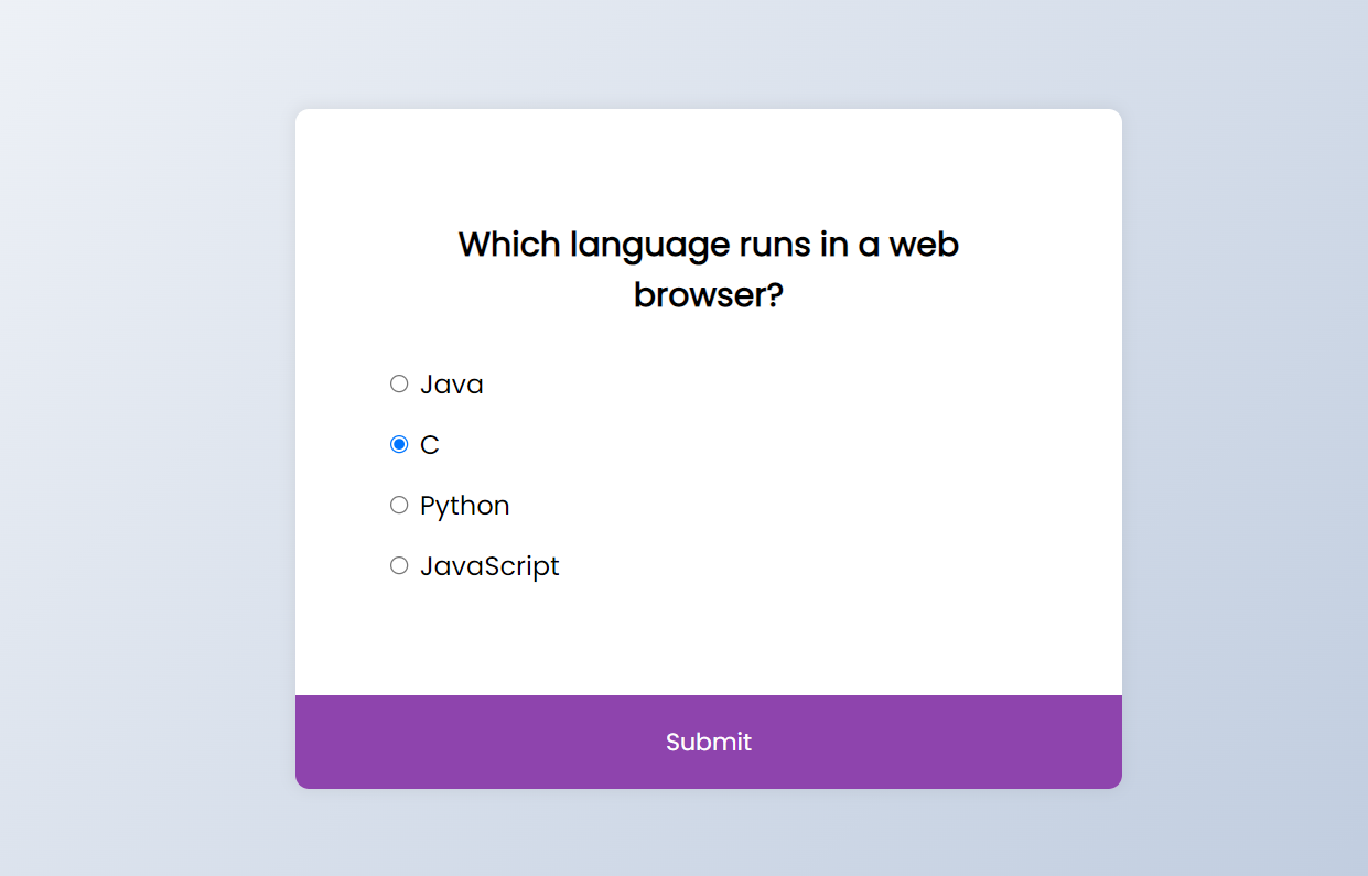 GitHub - acciojob/quiz-daharwalmohan4