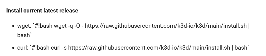 [BUG] Website seems to be rendered incorrectly · Issue #1102 · k3d-io/k3d · GitHub