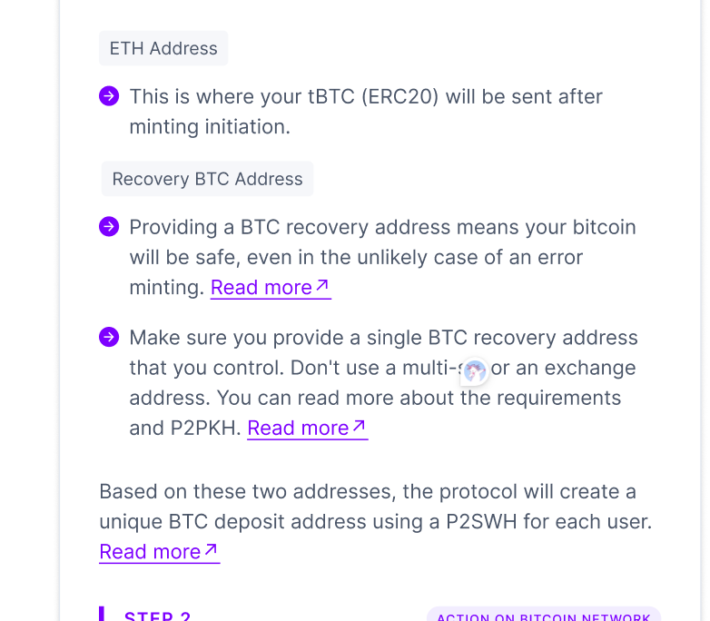 (MAJOR) Add text warning users to not use certain types of wallets to the minting flow / HIW ...
