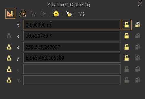 Advanced Digitzing Panel text is barely readable with Night Mapping theme · Issue #54565 · qgis ...