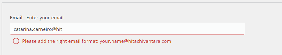 Input email validation isn't working as expected · Issue #2608 · lumada-design/hv-uikit-react ...