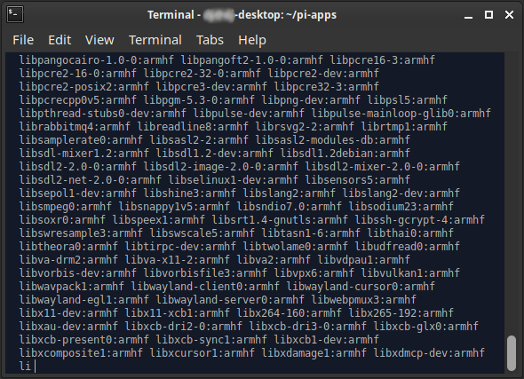 [enhancement] Terminal freezes while pkg-install running · Issue #723 · Botspot/pi-apps · GitHub