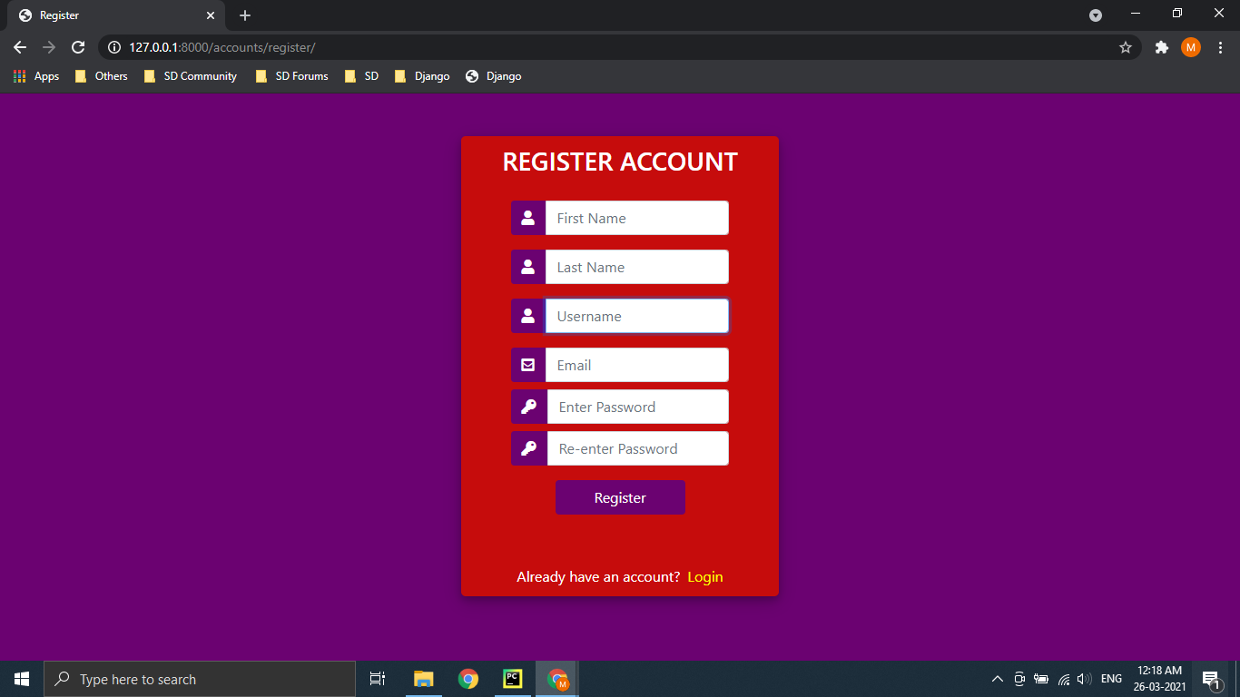 GitHub - moneeshkumar95/Login_Logout_App_Django