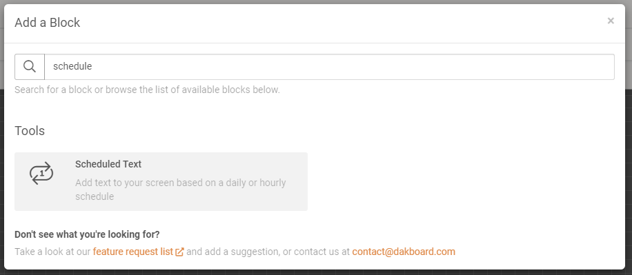 Block Listing Search - Pressing Enter to Add Block · Issue #1318 · dakboard/Cloud-Platform · GitHub