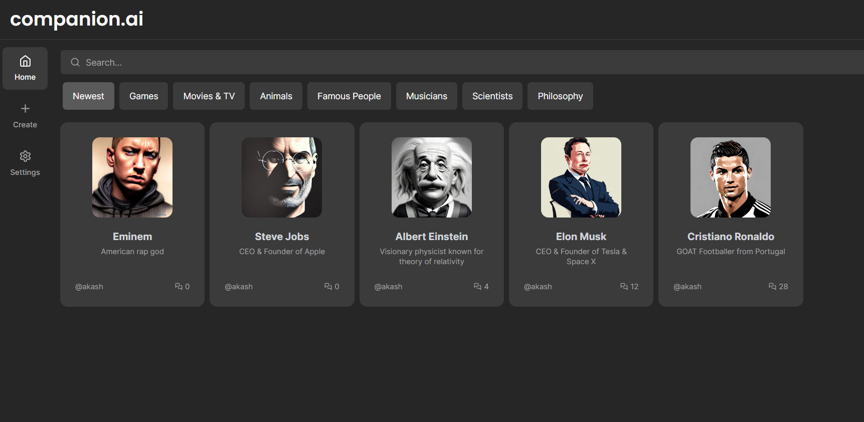 GitHub - About-Templates/ai-expert: companion.ai: Craft and converse ...