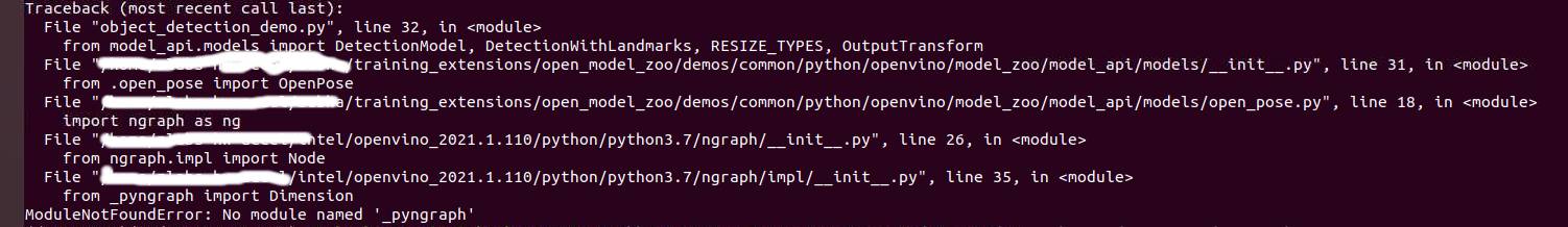 ModuleNotFoundError: No module named '_pyngraph' · Issue #3297 · openvinotoolkit/open_model_zoo ...