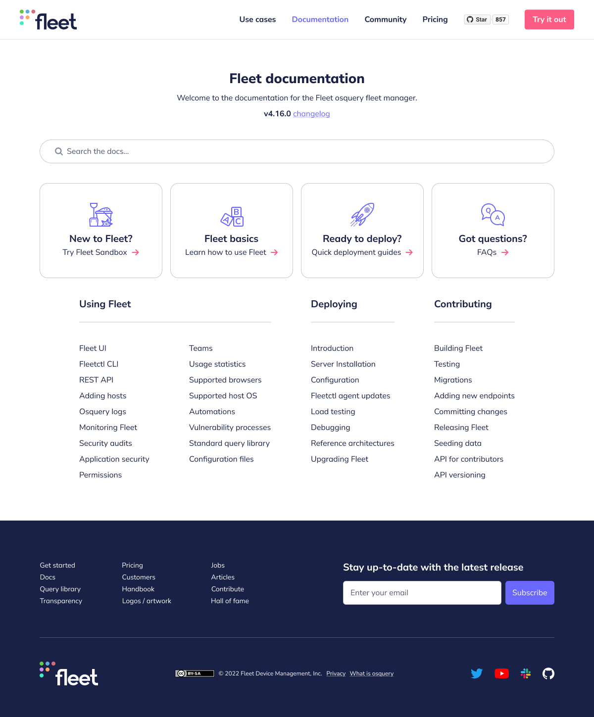 Let's improve the website - docs UI · Issue #5097 · fleetdm/fleet · GitHub