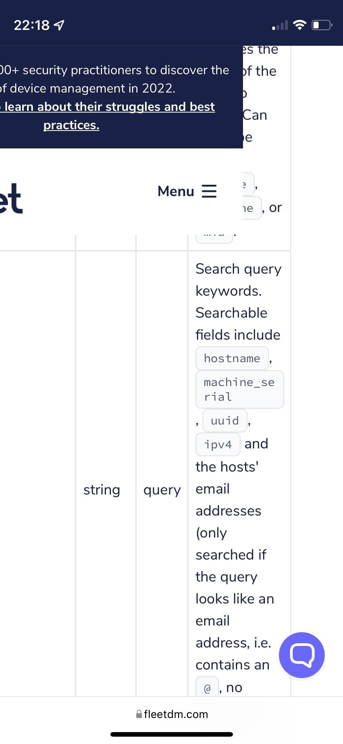 Website Bug Docs Broken At 320px · Issue 6791 · Fleetdmfleet · Github 