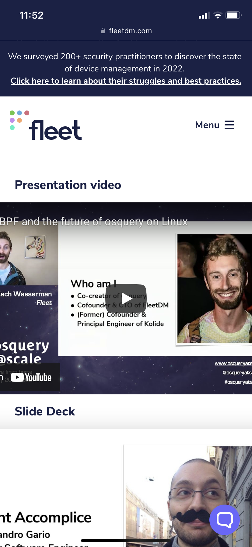 Website Bug Overflowing Video And Slide Deck At 320px · Issue 6867 · Fleetdmfleet · Github 