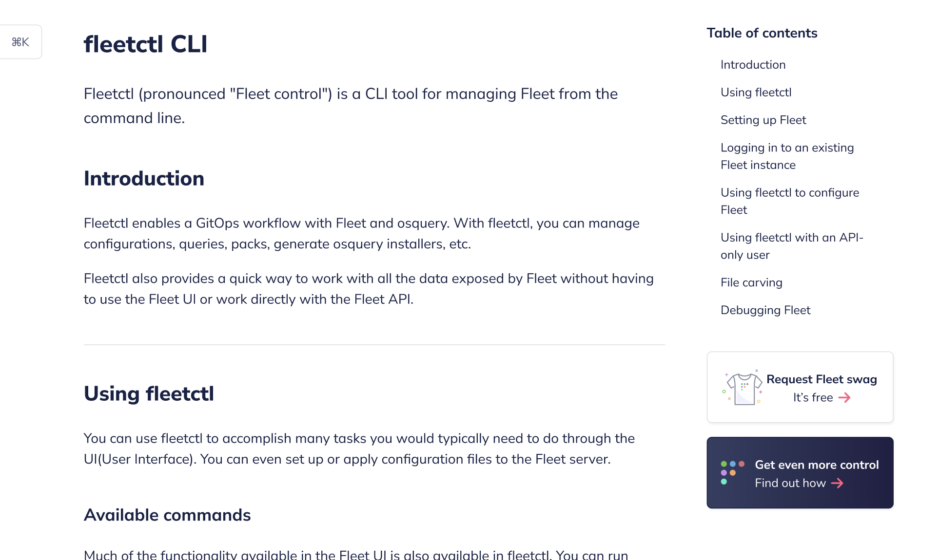 Write Premium Cta For Docs · Issue 7030 · Fleetdm Fleet · Github
