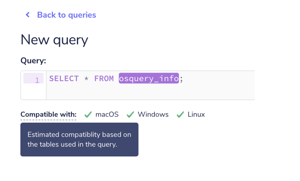 BUG: Tooltip obstructing save and run controls on the query editor. · Issue #7989 · fleetdm ...